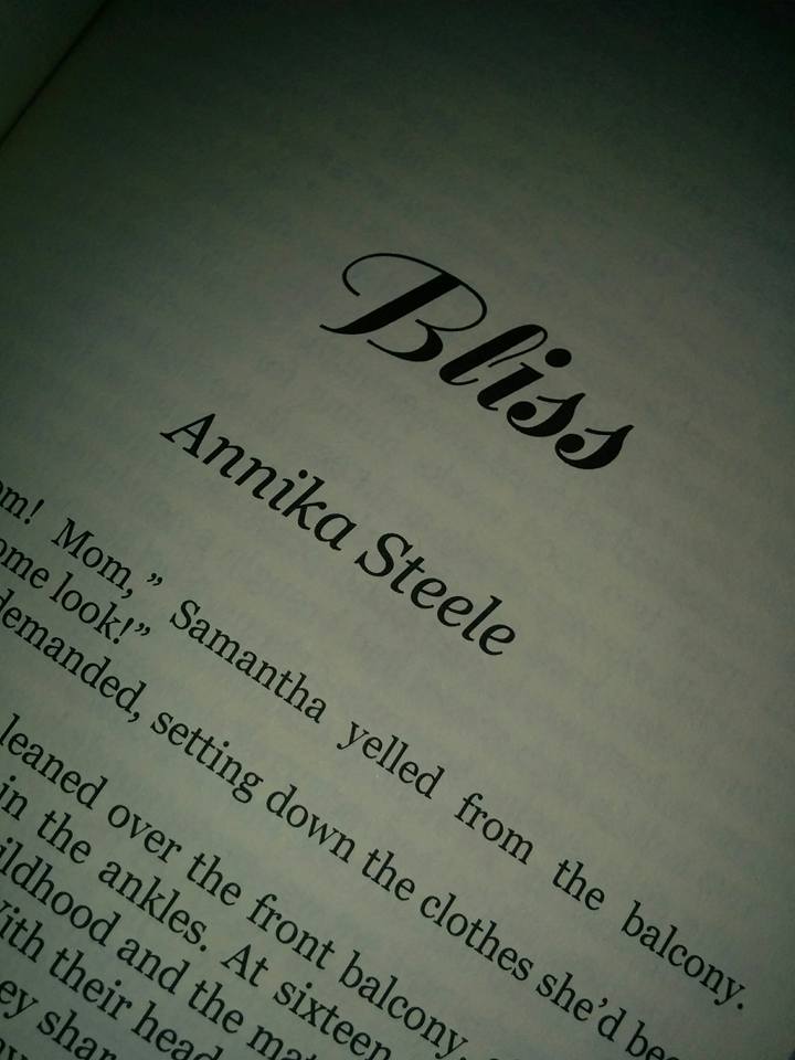“Bliss” is here! – Annika Steele “Bliss” is here! – Annika Steele